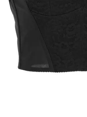 Dolce & Gabbana Corsetteria' Lace And Jacquard Bustier Top