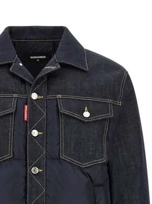 Dsquared2 Padded 'hybrid' Trucker Jacket