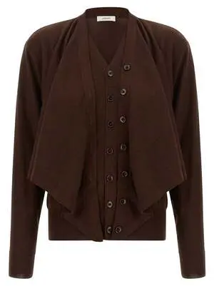 LEMAIRE Trompe L'oeil Effect Cardigan - Multicolor