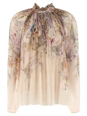 Zimmermann Billow Rebellion' Blouse - Pink