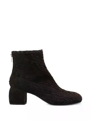 Agl Tina Woven Ankle Boots - Brown