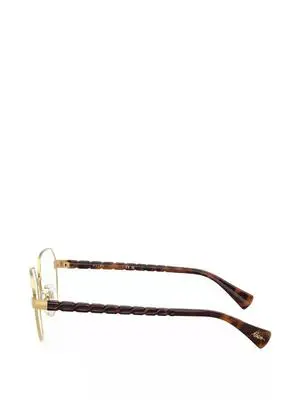 POLO RALPH LAUREN EYEWEAR Geometric-frame Glasses - Gold