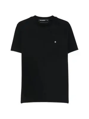 Karl Lagerfeld Logo-plaque Crew-neck Cotton T-shirt