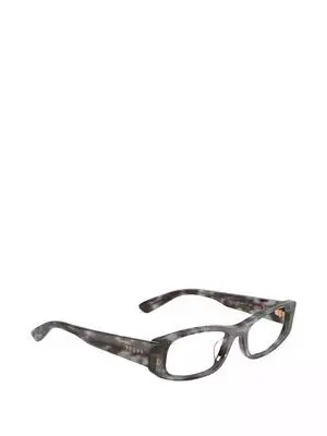 VOGUE Tortoiseshell-pattern Rectangle-frame Glasses