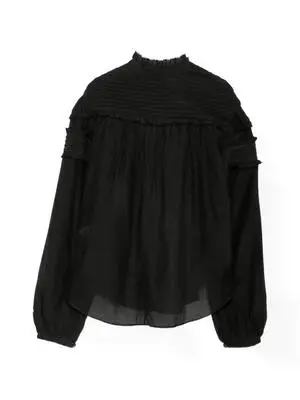 MARANT ETOILE Doane Ruffled Pleated Blouse