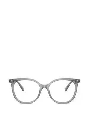 SWAROVSKI Crystal-embellished Square-frame Glasses - Grey