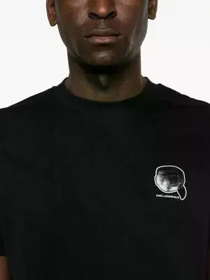Karl Lagerfeld Logo-patch Cotton T-shirt