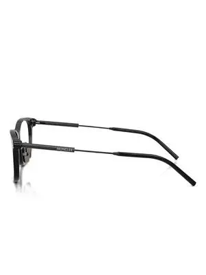 Moncler Rectangle-frame Metal Glasses
