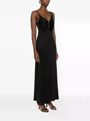 Christopher Esber Ruched Cut-out Maxi Dress - Black
