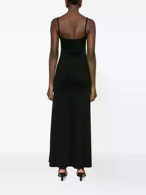 Christopher Esber Ruched Cut-out Maxi Dress - Black