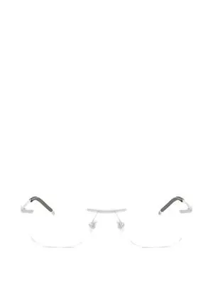 DIESEL® Rectangle-frame Glasses - Silver