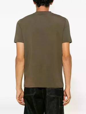 Karl Lagerfeld Logo-embroidered Crew-neck T-shirt - Green