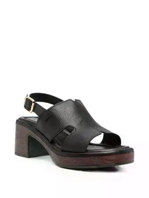 SERGIO MORETTI FIRENZE Buckle-fastening Platform Sandals