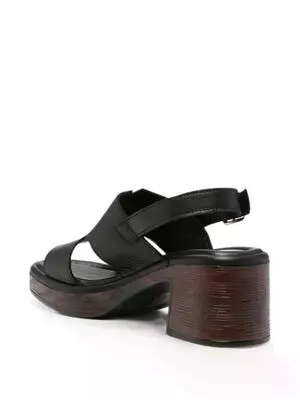 SERGIO MORETTI FIRENZE Buckle-fastening Platform Sandals