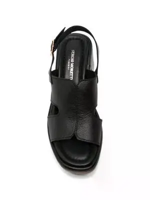 SERGIO MORETTI FIRENZE Buckle-fastening Platform Sandals