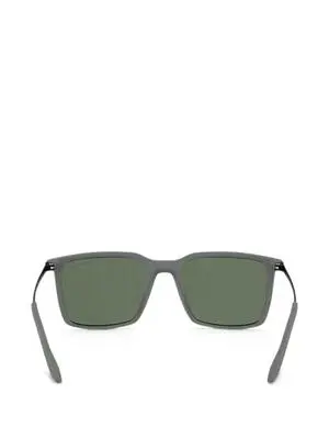 Armani Exchange Square-frame Matte-finish Sunglasses