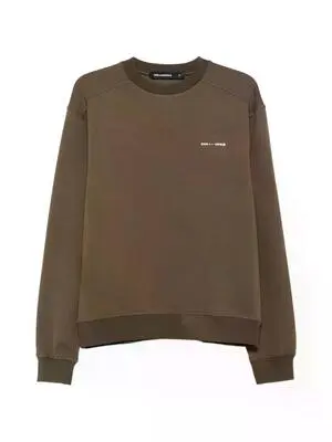 Karl Lagerfeld Logo-print Crew-neck Sweatshirt