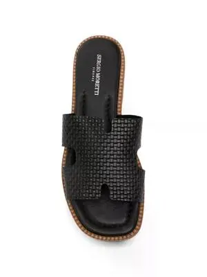 SERGIO MORETTI FIRENZE Woven Leather Sandals