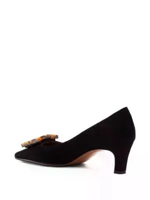 FESTA MILANO Paola Suede Pumps - Black