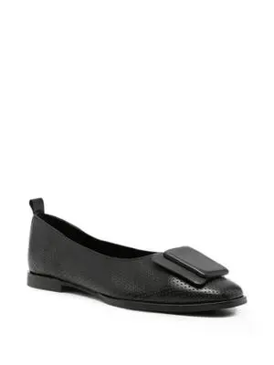 SERGIO MORETTI FIRENZE Perforated Ballet Flats