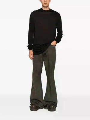 Rick Owens Long Sleeve Crewneck Sweater