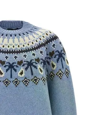 Alanui Jacquard-knit Sweater