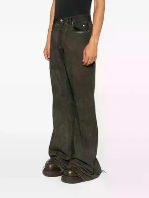 Rick Owens Bolan Faded Flared-leg Jeans