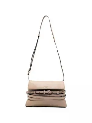 Moschino Tie Me Belt Detail Shoulder Bag - Neutrals