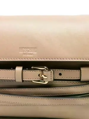 Moschino Tie Me Belt Detail Shoulder Bag - Neutrals