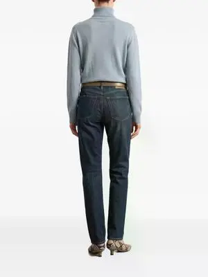 SEMPER Roll-neck Cashmere Sweater - Blue