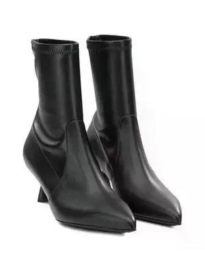 SERGIO LEVANTESI Celine Pointed-toe Heeled Ankle Boots
