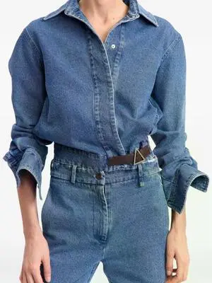 16Arlington Jolie Belted Denim Jacket