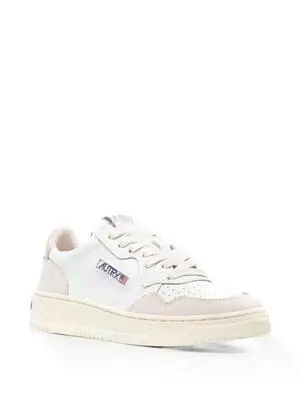 AUTRY Medalist Low Sneakers In Leather And Suede - White