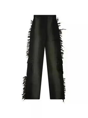Alchemist Cargo Pants With Gradient Fringe Trim