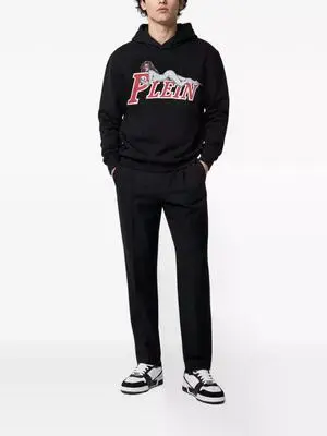Philipp Plein Hoodie With Pin Up Logo