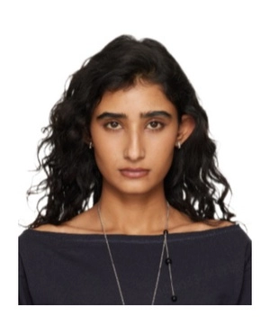 LEMAIRE Micro Drop Small Hoop Earrings