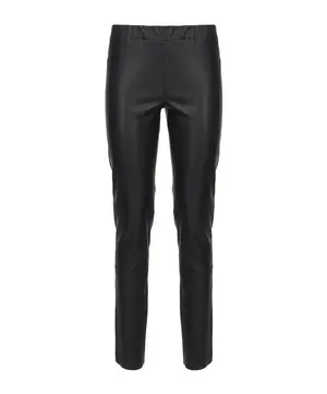 ARMA Leather Skinny Trousers - Black
