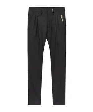 Burberry Logo Casual Pants - Black