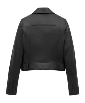 Saint Laurent Button-up Belted Cropped Jacket