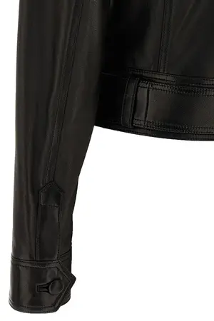 Saint Laurent Belted Cropped Jacket