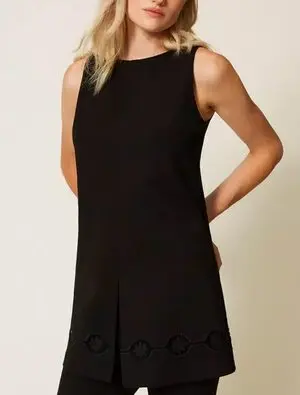 TWINSET Floral Embroidery Tunic