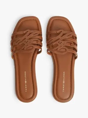 Tommy Hilfiger Logo-plaque Flat Sandals