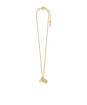 Saint Laurent Le Cassandre Flower Necklace