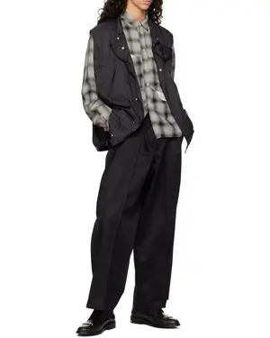 TOGA VIRILIS Silver-detail Lace-up Boots