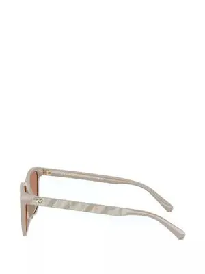 COACH Logo-plaque Square-frame Sunglasses