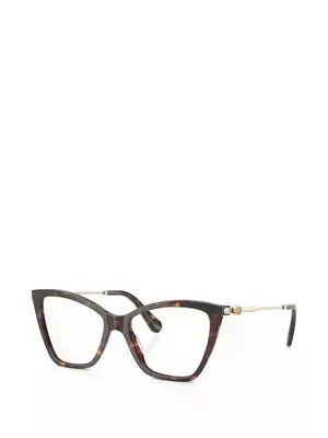 SWAROVSKI Cat-eye Glasses - Brown