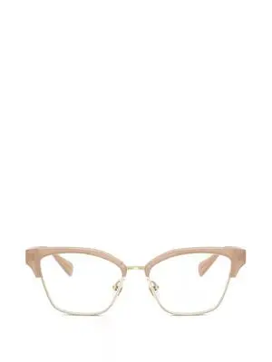 Michael Kors Gustavia Square-frame Glasses - Neutrals