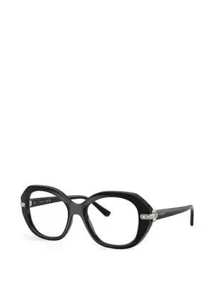 VOGUE EYEWEAR Oval Frame Eyeglasses