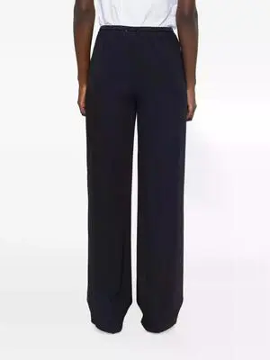 FORTE_FORTE High-waisted Satin-finish Trousers