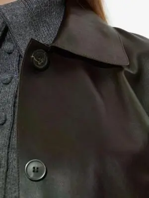 ARMA Button-up Leather Jacket